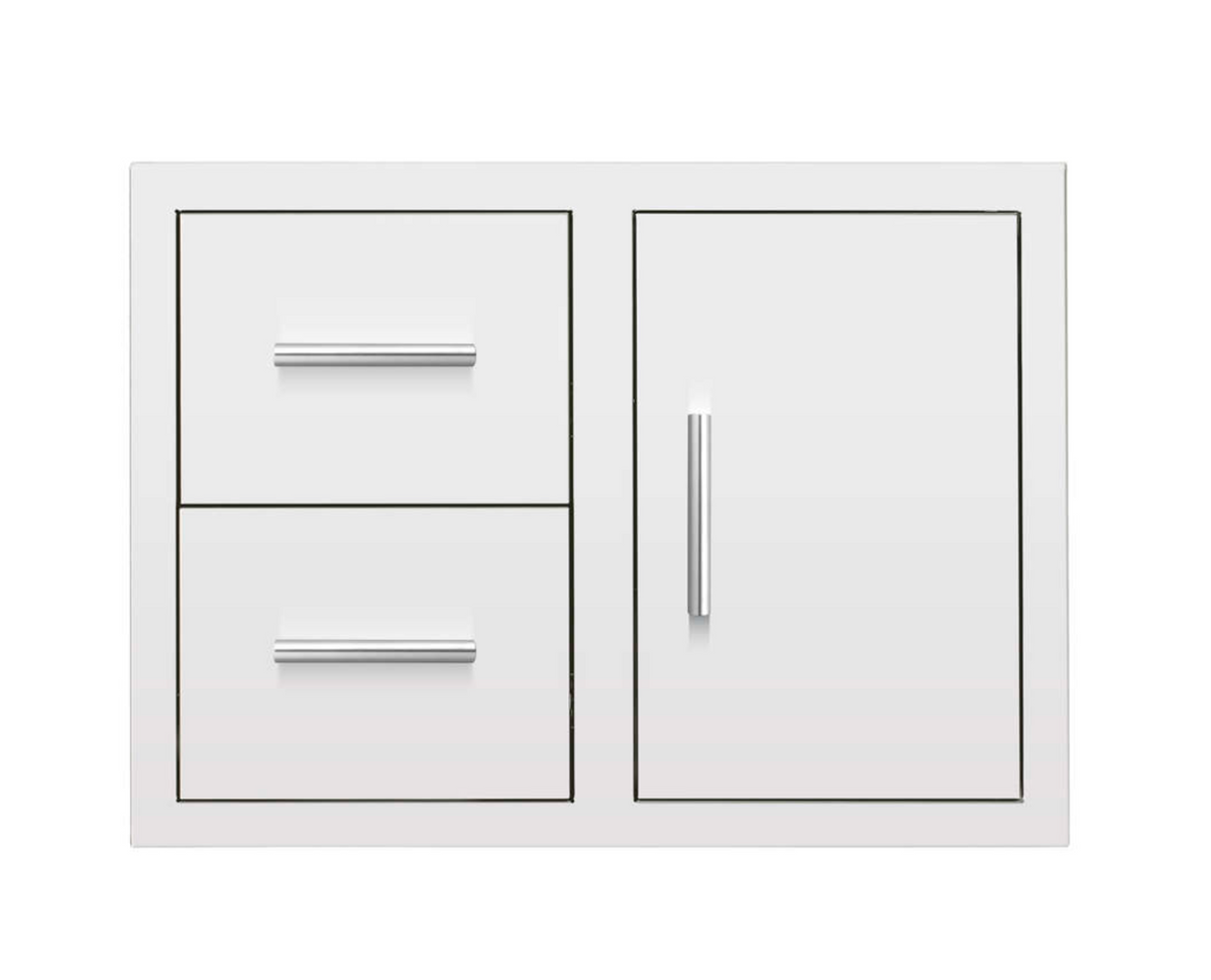 Summerset SSDC2-33LP Propane Tank/Trash Pullout & Double Drawer Combo ...