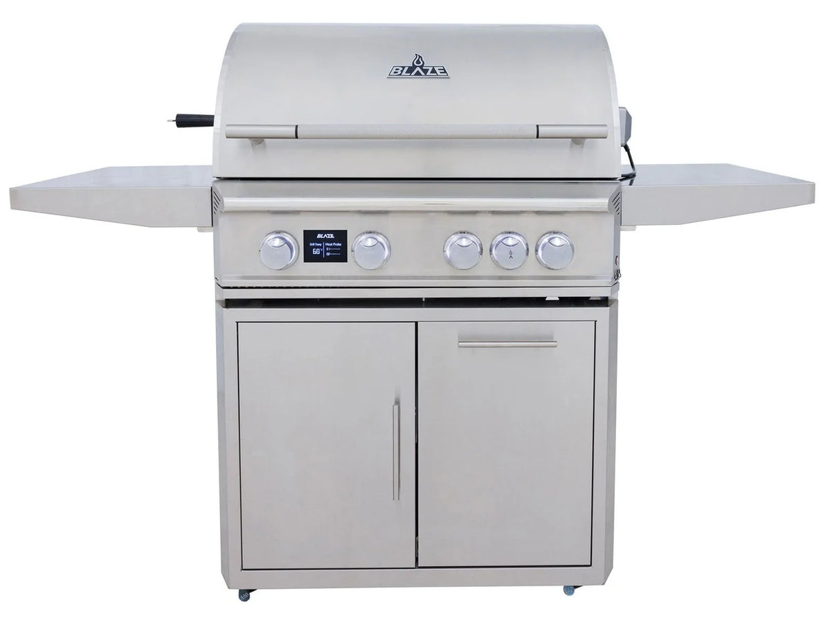 Blaze LTE PRO 32-Inch 4-Burner Gas Grill With Rear Infrared Burner & R ...