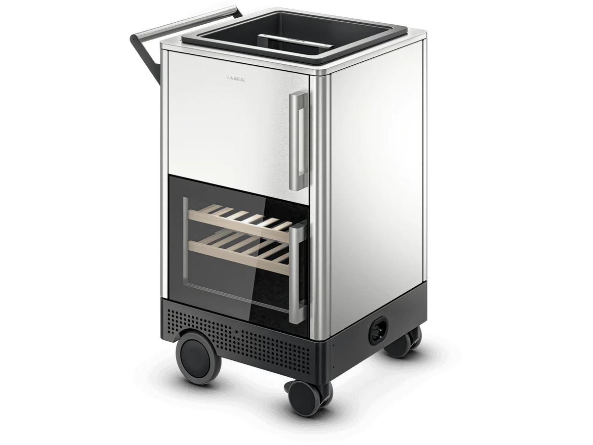 Dometic MoBar 300 S Outdoor Mobile Bar Cart & Beverage Center with Sin ...