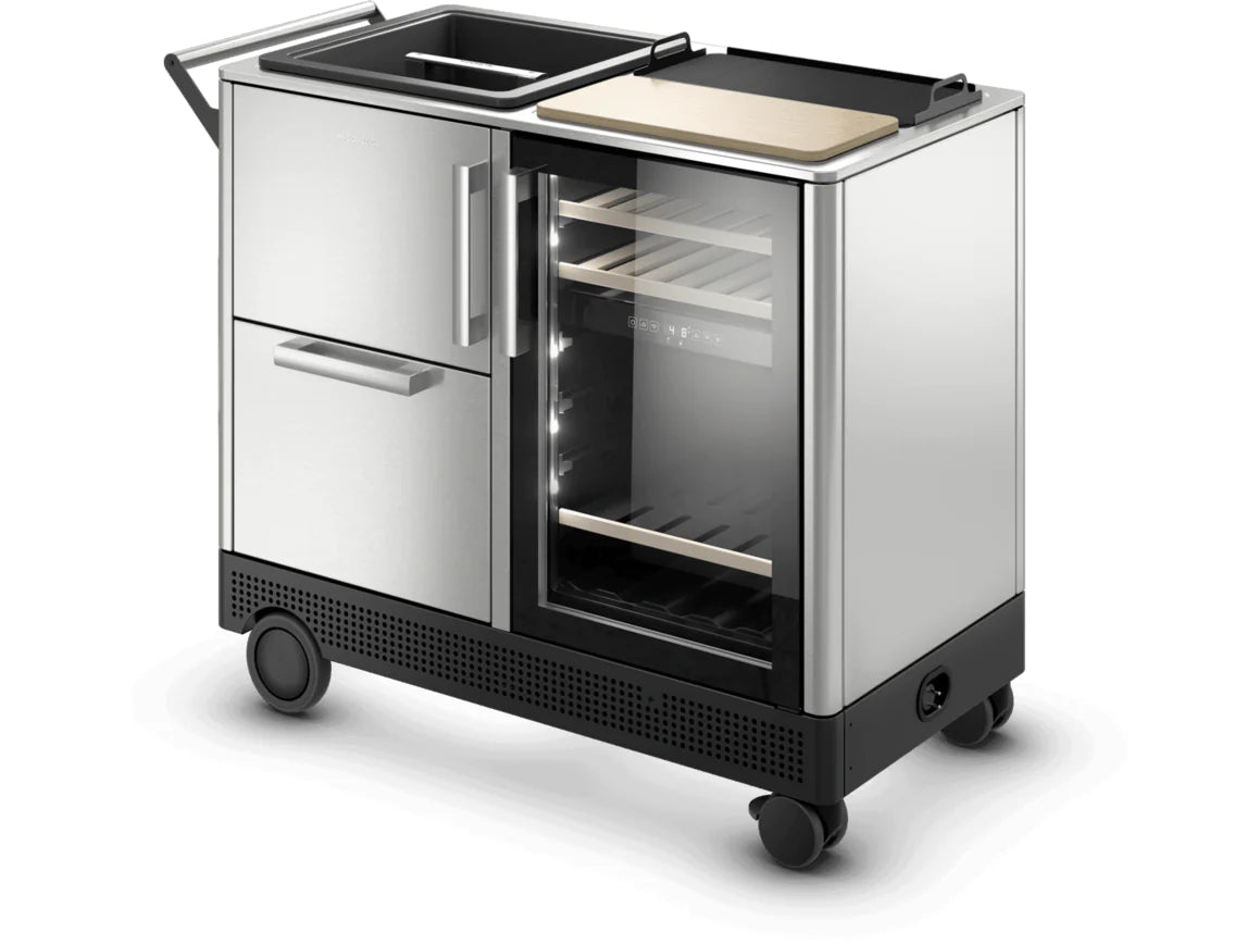 Dometic MoBar 550S Outdoor Mobile Bar Cart & Beverage Center | Dual Zo ...