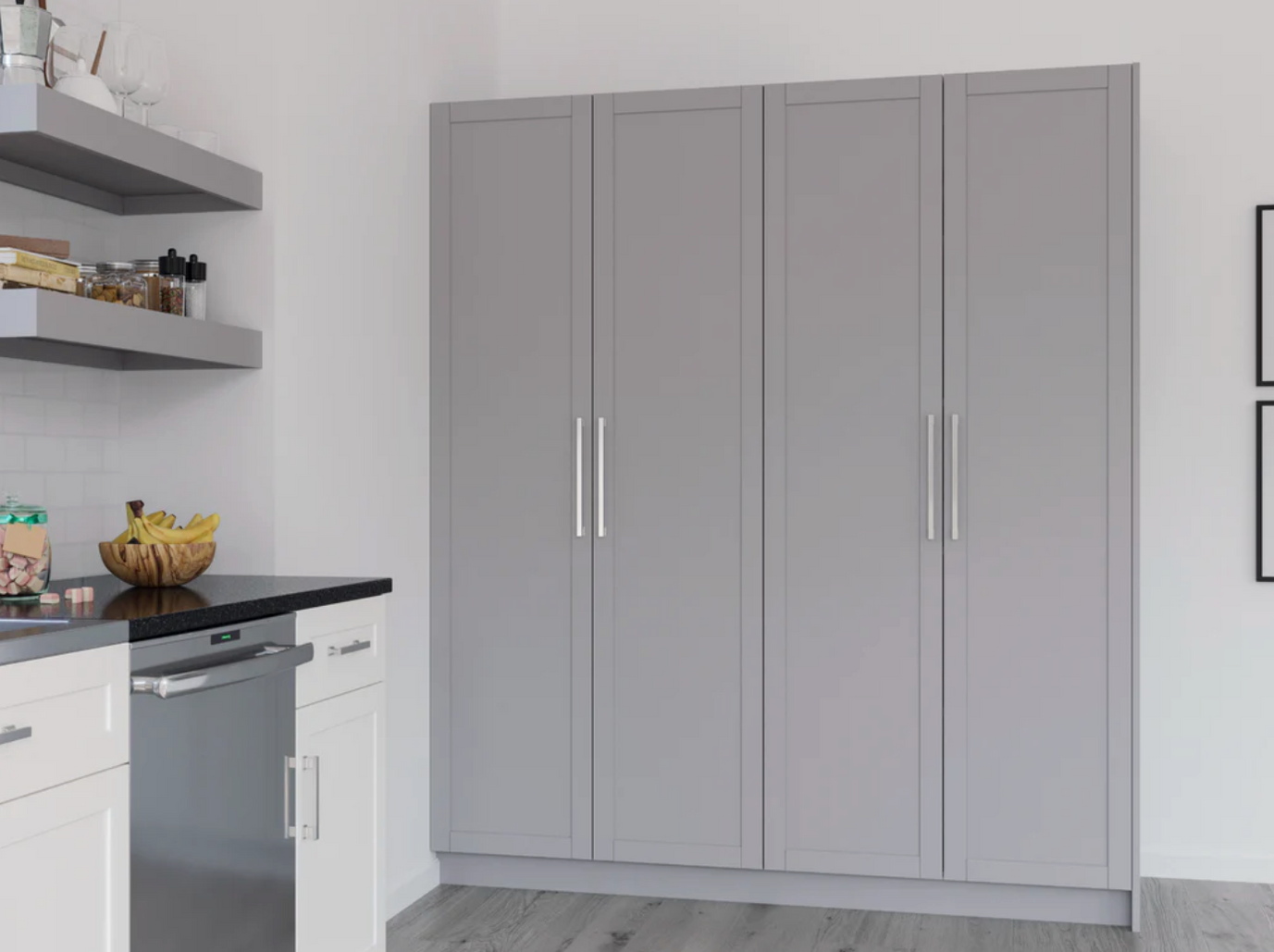 Home Two Door Pantry Cabinet-36 in. — Marvellesures