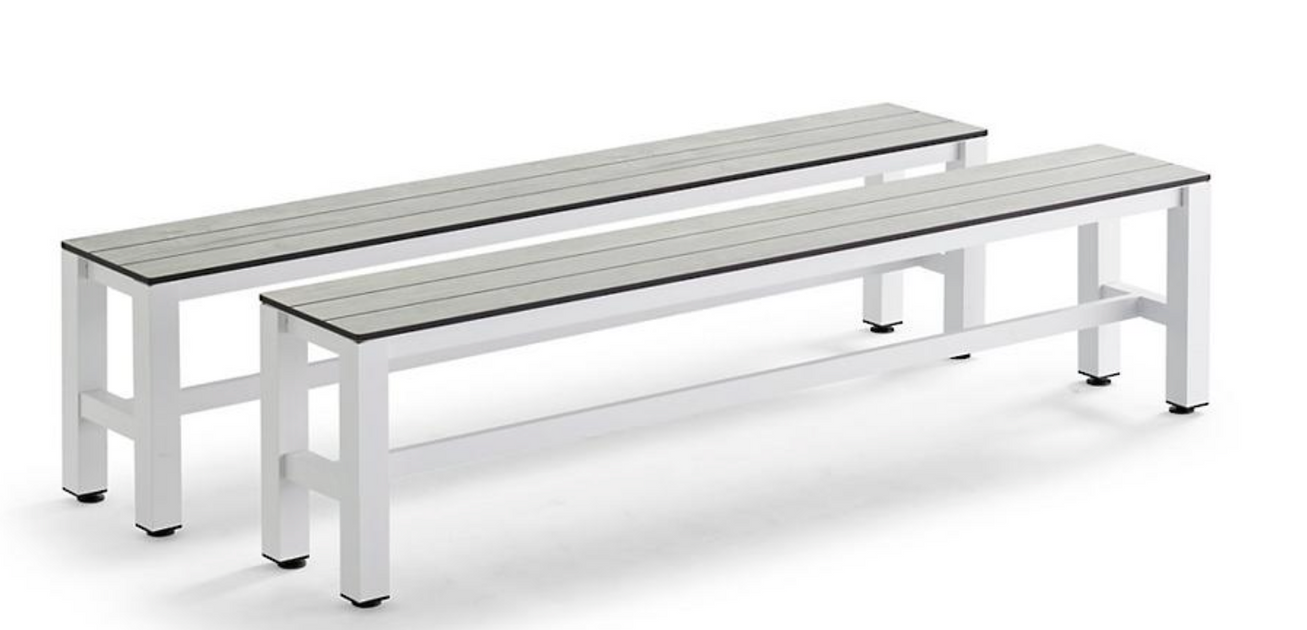 Esterno Outdoor Pool Table Benches, Set of Two — Marvellesures
