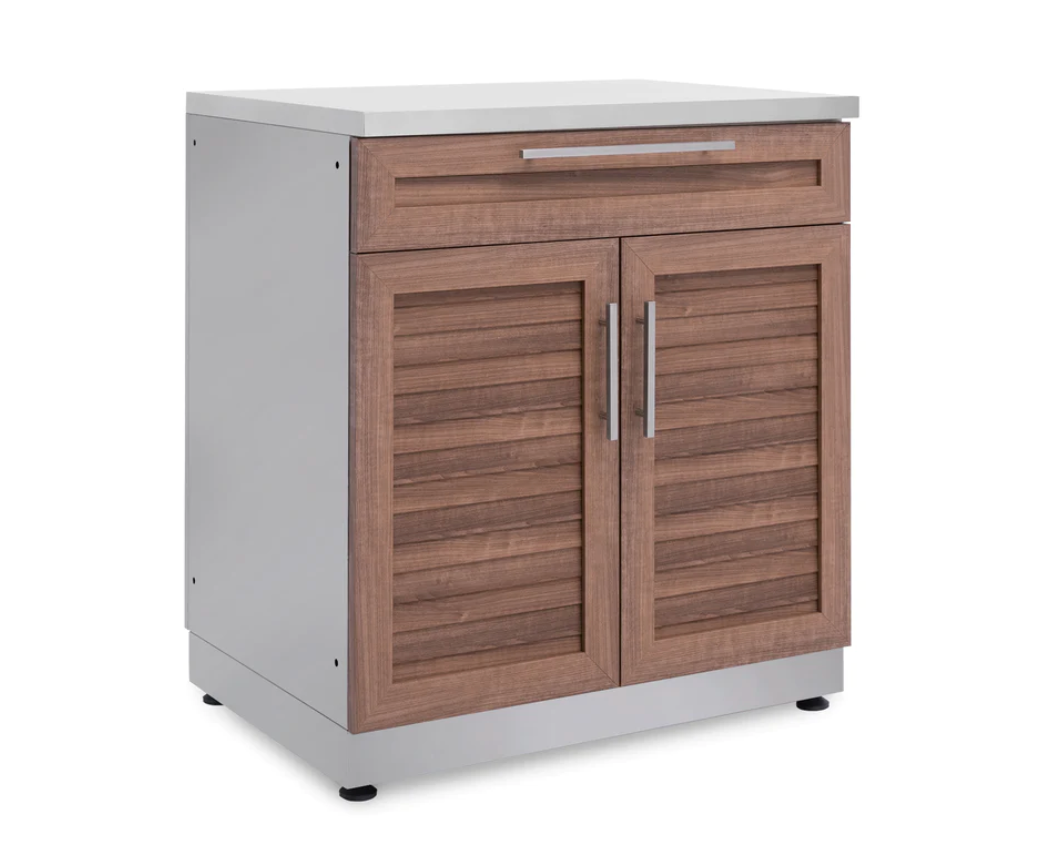 Outdoor Kitchen Stainless Steel Grove 32" Bar Cabinet — Marvellesures